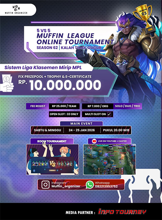 Turnamen Mobile Legends - MUFFIN SEASON 63